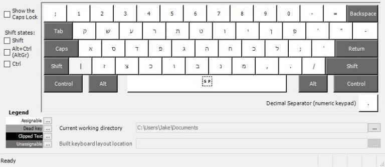 Customizable Hebrew Phonetic Keyboard for Windows (11/10/8/7) | Jake ...