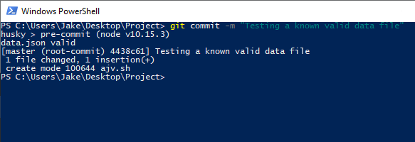 Validating JSON Against a Schema On Commit - Jake Binstein Validating JSON Against a Schema On Commit - Jake Binstein